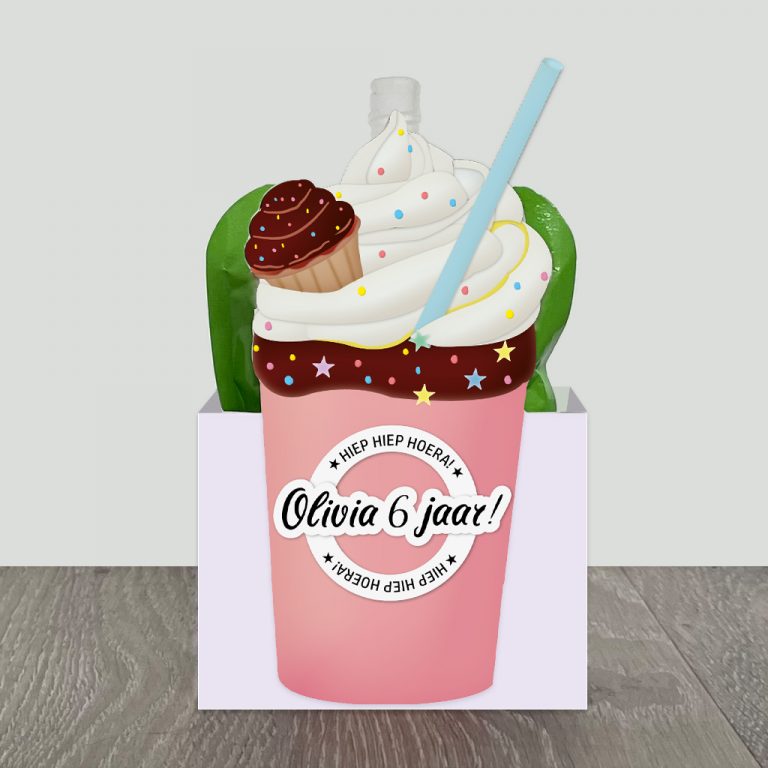 Knijpfruit traktatie wikkel, unicorn - Printable - Little green planet